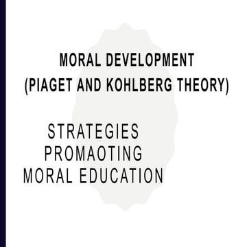 _Moral-Development | PPTX | Parenting | Family and Relationships