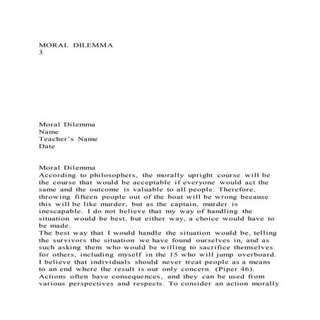 Trolley problem | DOCX