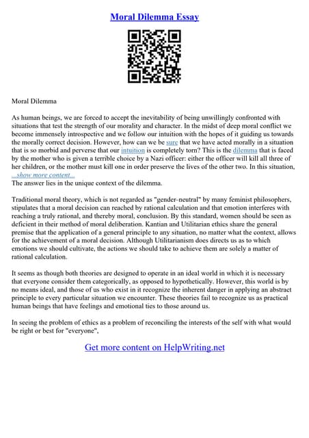 Topic 8 (Moral Dilemma).ppt | Pregnancy | Reproductive Health