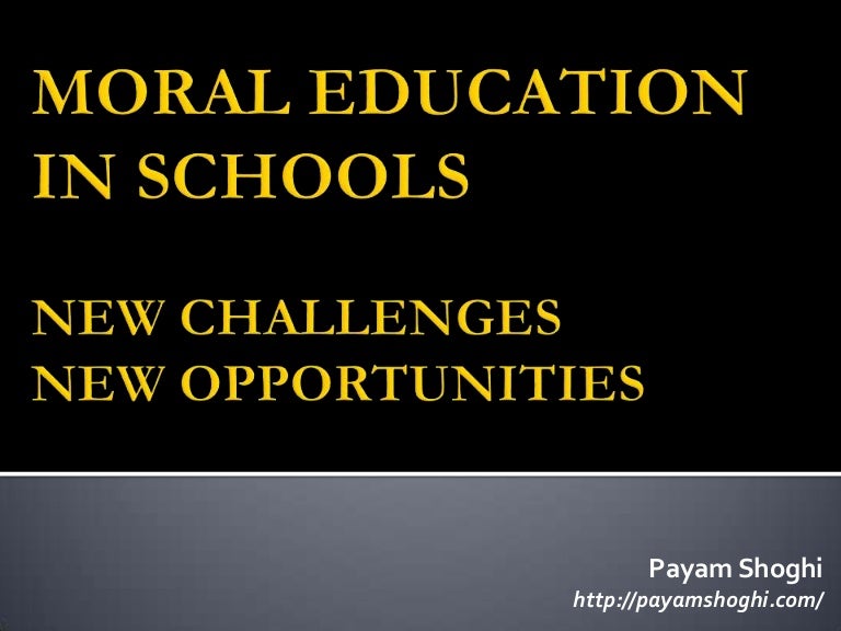 Moral Education In Schools moral-education-in-schools