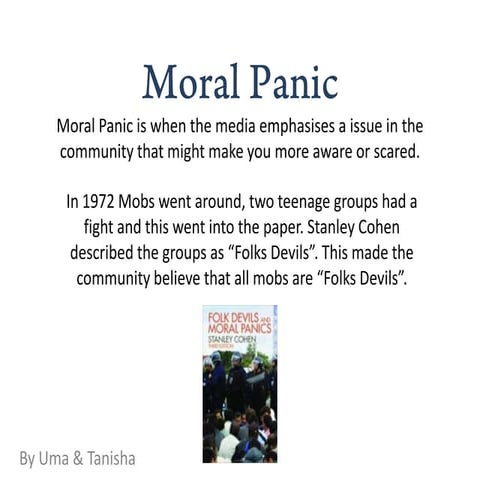 Moral panic | PPT