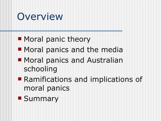 Moral panic | PPT