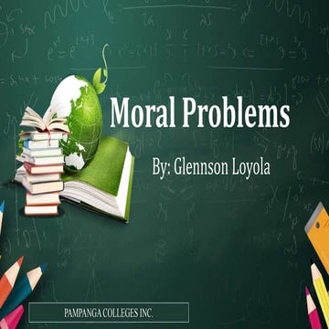 Moral problem | PPTX