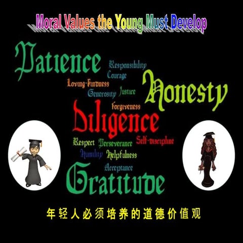 Moral Values the Young Must Develop (English and Chinese).pptx