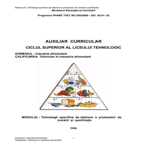 Morarit si panificatie c. brumar | PDF