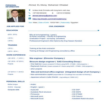 Ahmed's resume | PDF