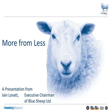 More from less | PPTX