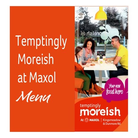 Moreish Menu | PDF | Cooking | Food & Drink