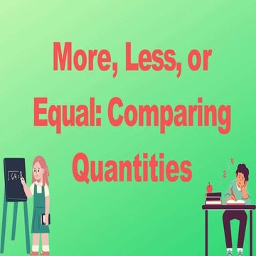 More, Less, or Equal Comparing Quantities.pptx