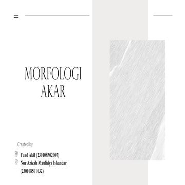 Morfologi Akar JENIS-JENIS AKAR TUMBUHAN.pptx