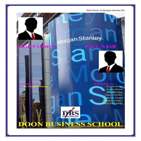 Morgan stanley case | PDF