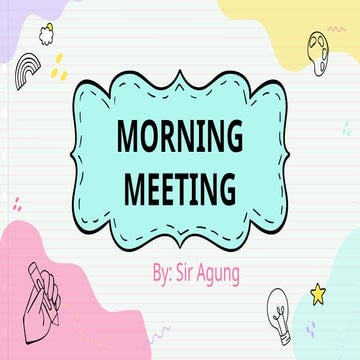 MORNING MEETING (Pertemuan Pagi) kelas 4.pptx