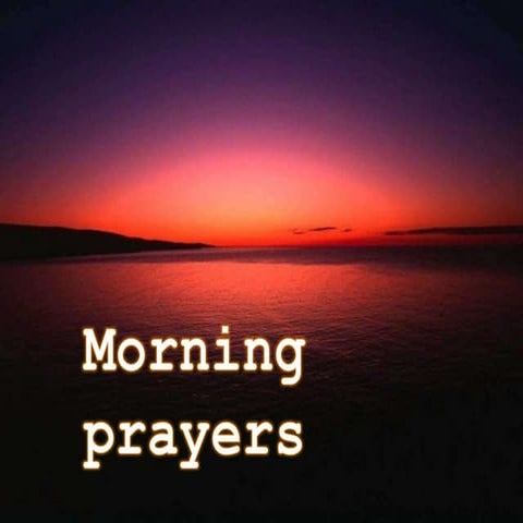 Morning prayers | PPS