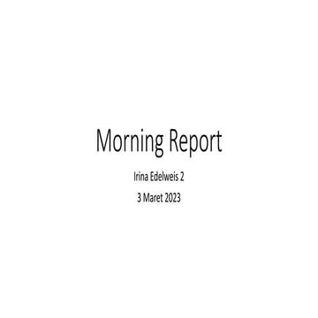 Morning Report | PPTX