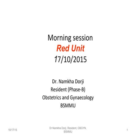 High risk pregnancy cases | PPT