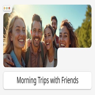 Morning Trips with Friends on morningsss | PPTX