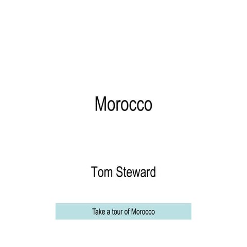 Culture of Morocco | PDF