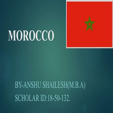 Morocco country | PPT