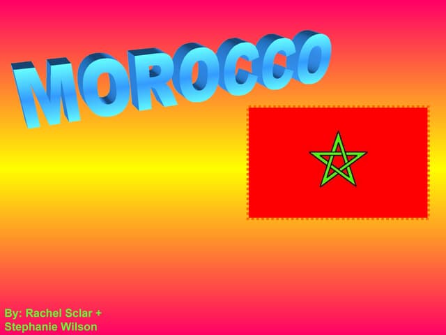 Morocco presentation | PPTX