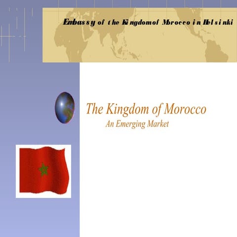 Morocco's economy presentation vaasa 3 - NATF - 13 May 2016 | PPT