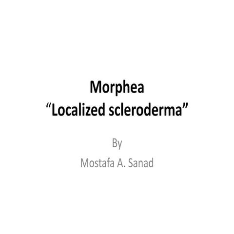 Morphea | PPTX
