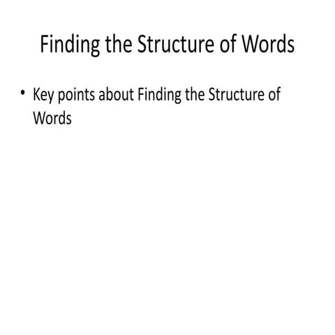 Basic key points for Natural Language processing Morphology_NLP.pptx