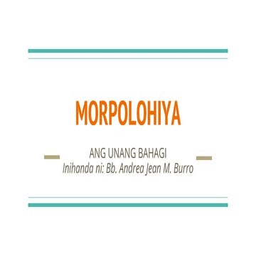 MORPOLOHIYA AT MGA SALITANG PANGKAYARIAN.pptx