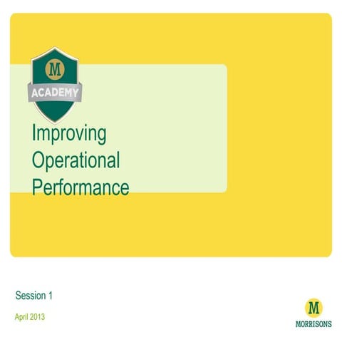 Morrisons session 1 | PPT