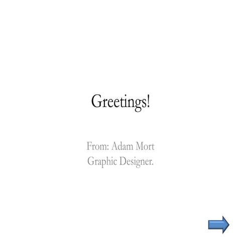 Famous Hollywood Graphic Designer - Adam Louis Mort | PPTX