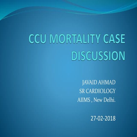 Mortality case | PPTX