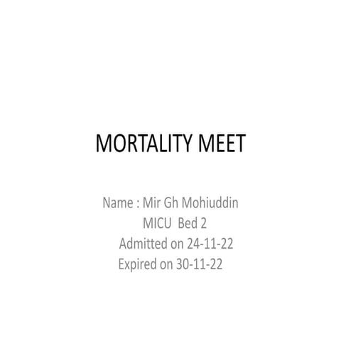 MORTALITY MEET.pptx