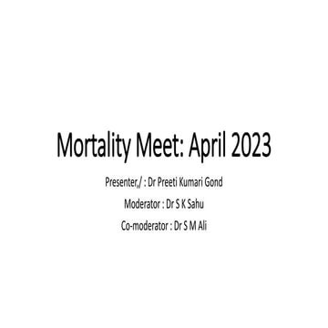 mortality meet.pptx