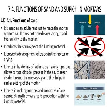 Mortar and Concrete overall surkhi function | PPTX
