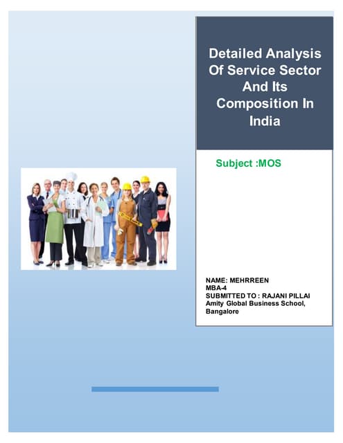Service sector in india | PPTX | Information Services Industry | Industries