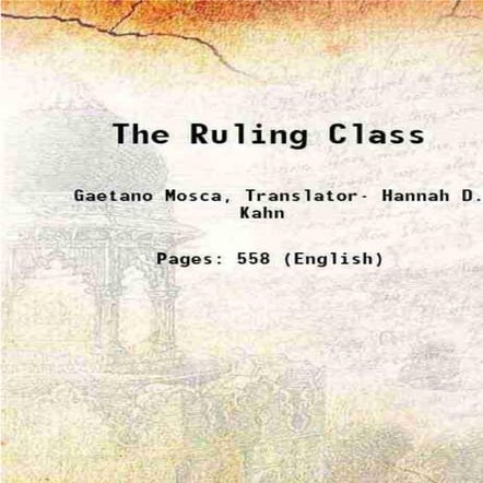 Mosca - The Ruling Class | PDF