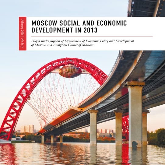 Moscow social and economic development in 2013 | PDF