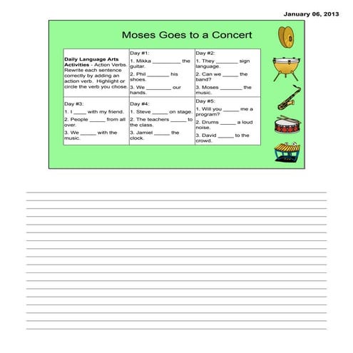 Moses goes to a concert | PDF