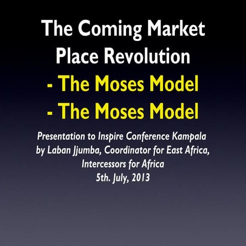 Moses Model Ppt