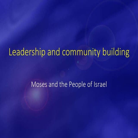 Leadership and Community Building | PPTX