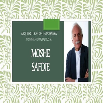 Moshe safdie | PPTX