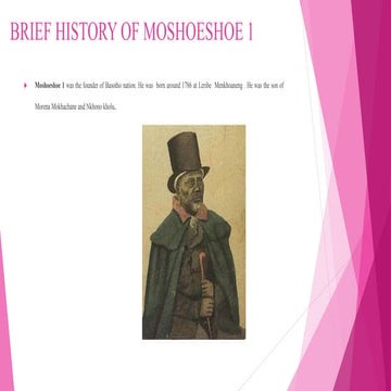 Morena Moshoeshoe 1 and Morena Mohlomi's past | PPT