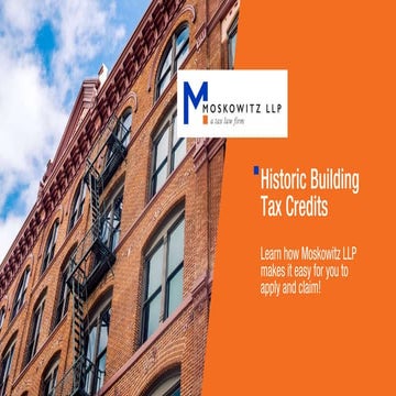 Historic Building Tax Credits Slide Deck | PDF
