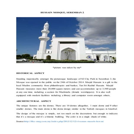 Mosque | DOCX | Islam | Religion & Spirituality
