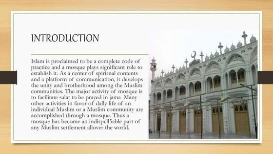Islamic Mosque | PPT