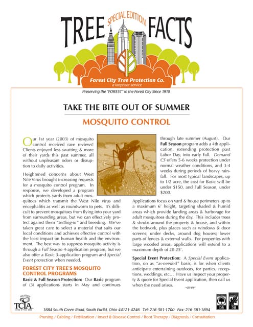 Mosquito Surveilance and Control Program Poster | PDF