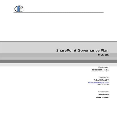 SharePoint_Governance_Plan | DOC