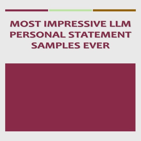 How to Write a Personal Statement for HKU | PDF