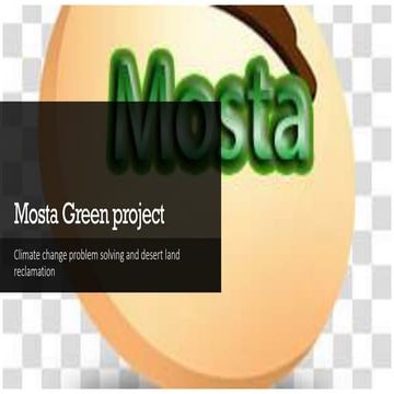 Mosta green project | PDF