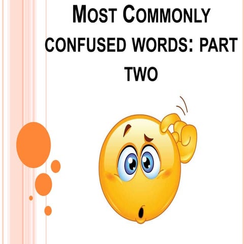 Most Commonly Confused Words Part 2 | PPT