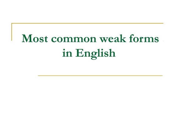 Chapter 7 strong and weak forms | PPT